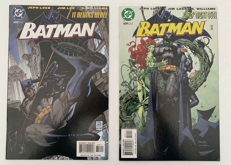 Batman#608-619 VF/NM LOT 2002 'Hush' Full RUN DC Comics Signed by Jim ...