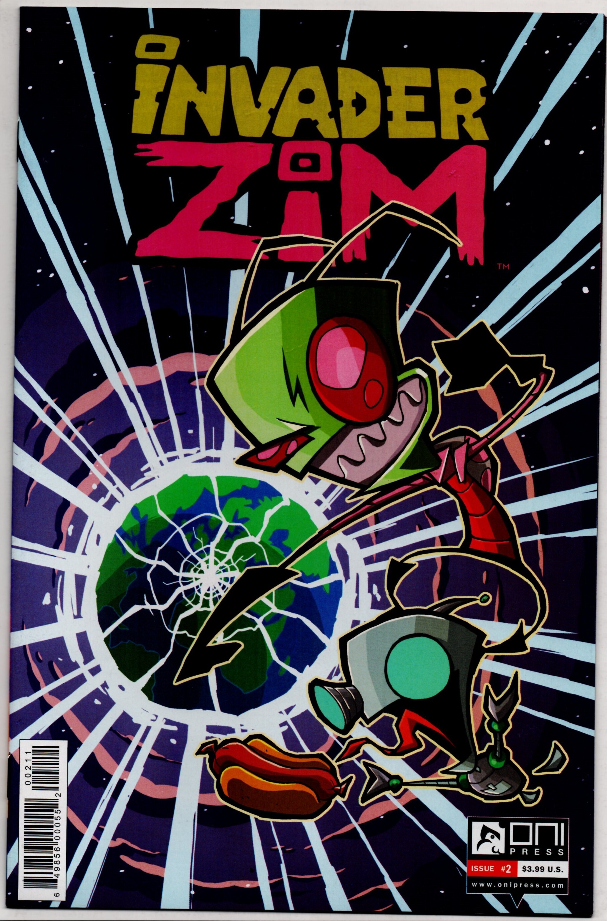 Invader Zim; 2A NM+ (Can Dib stop Zim from making Earth a space ...