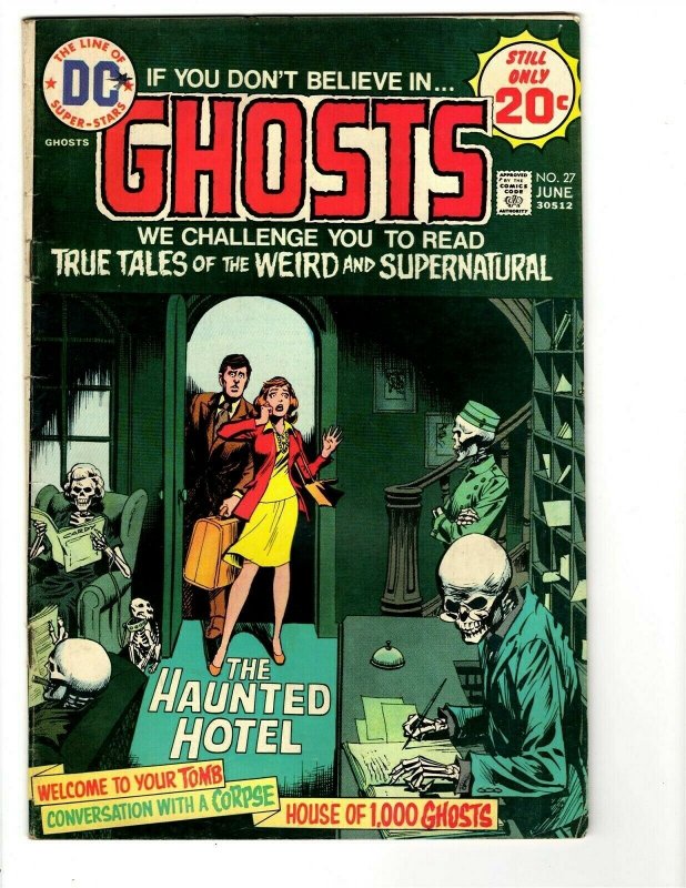Ghosts #27 ORIGINAL Vintage 1974 DC Comics | Comic Books - Bronze Age ...