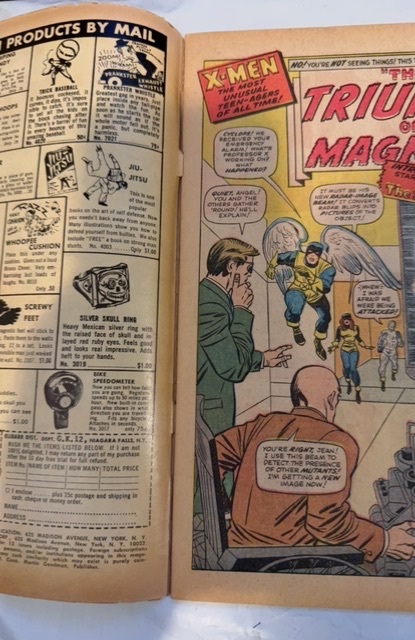 The X-Men #11 (1965)the stranger - triumph of magneto Moderate foxing ...