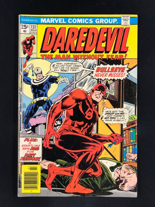 Daredevil #131 (1976) VG+ 1st Appearance and Origin of Bullseye ...