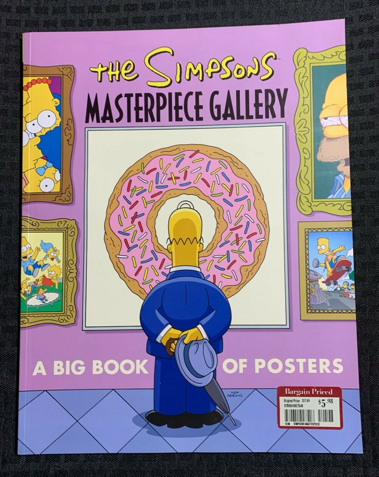 2007 THE SIMPSONS MASTERPIECE GALLERY Big Book of Posters FVF 7.0 1st ...