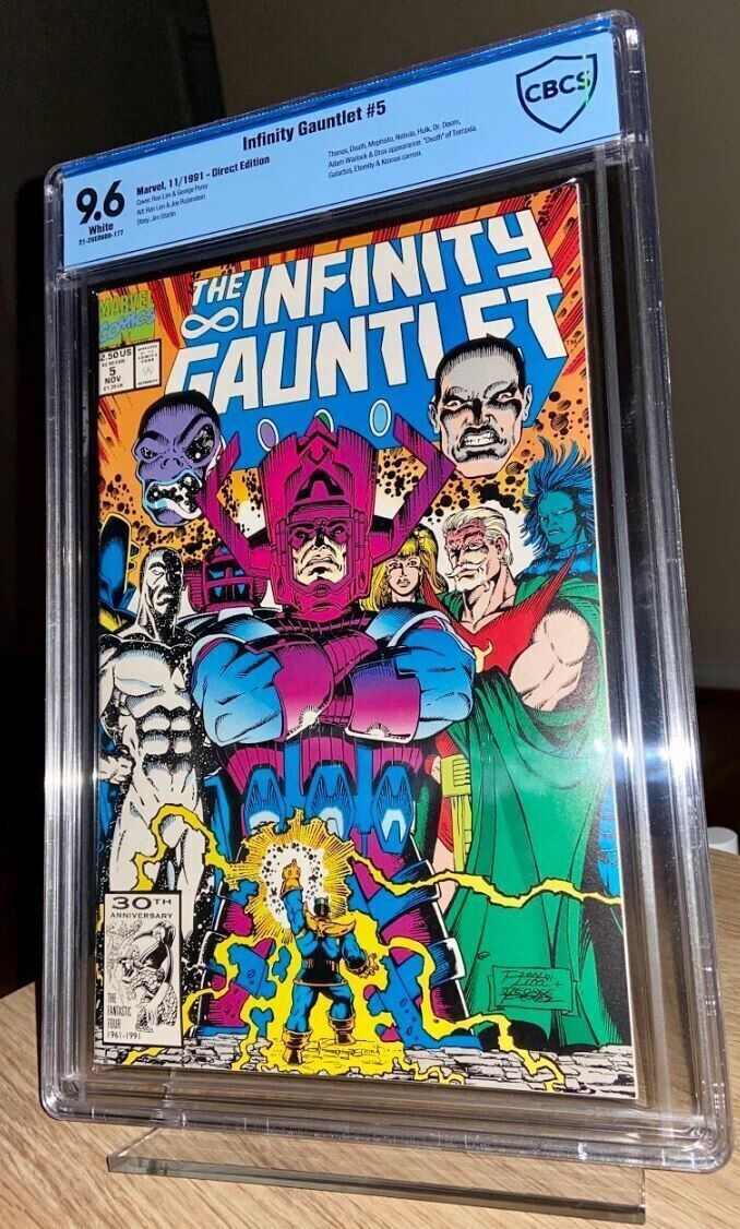 Infinity Gauntlet #5 - Key & 1st full app. of Master Hate! CBCS 9.6 ...