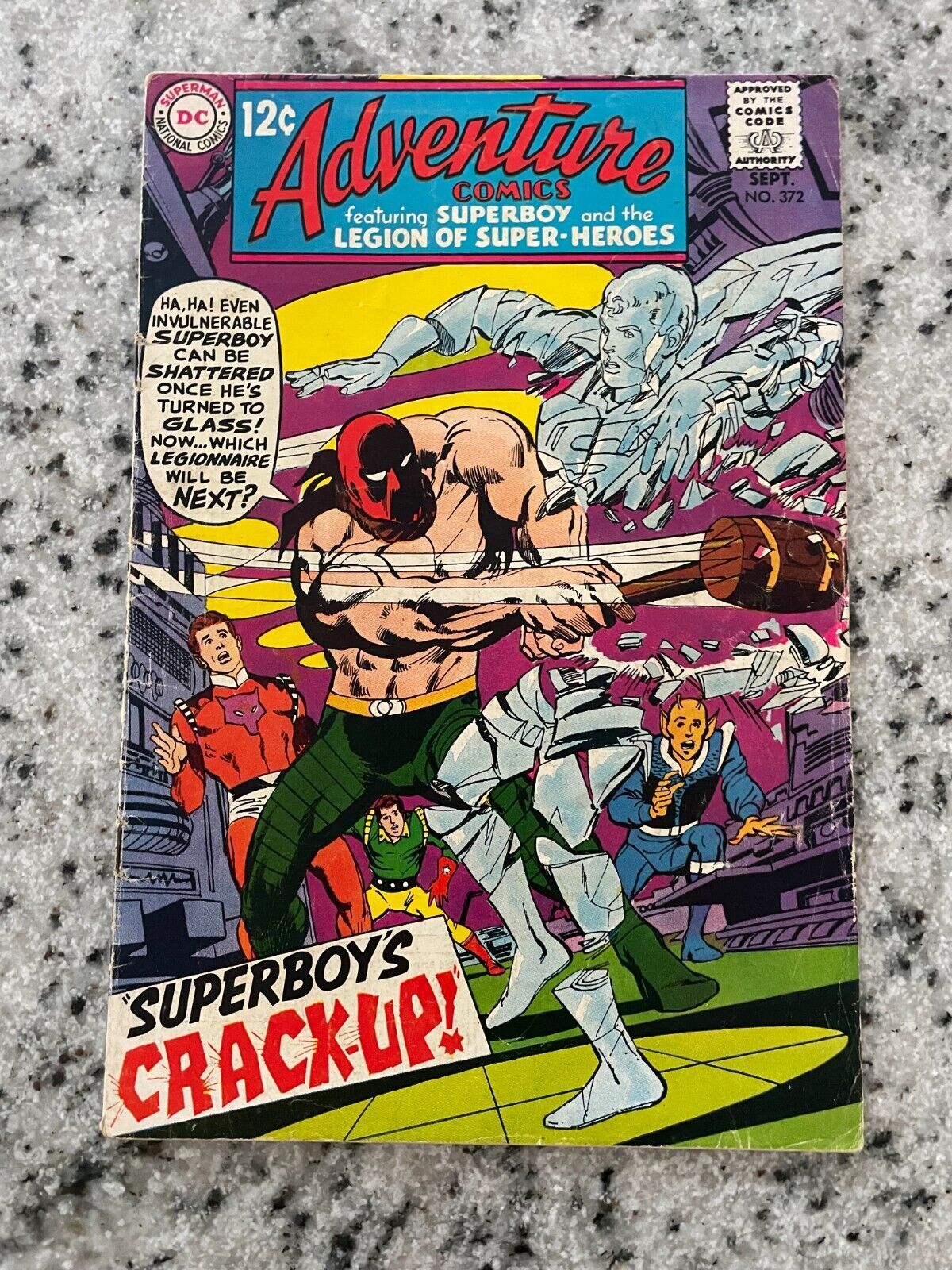 Adventure Comics # 372 VG/FN DC Silver Age Comic Book Superman Superboy ...