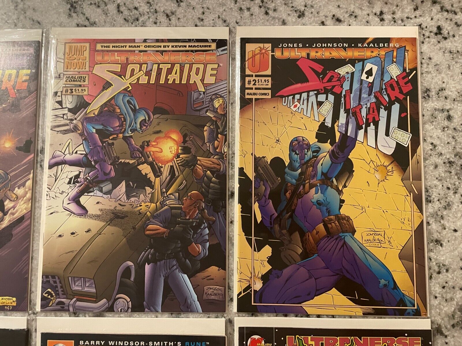 6 Malibu Ultraverse Comics Sludge Red X-Mas 1 1 Solitaire 1 2 3 5 NM ...