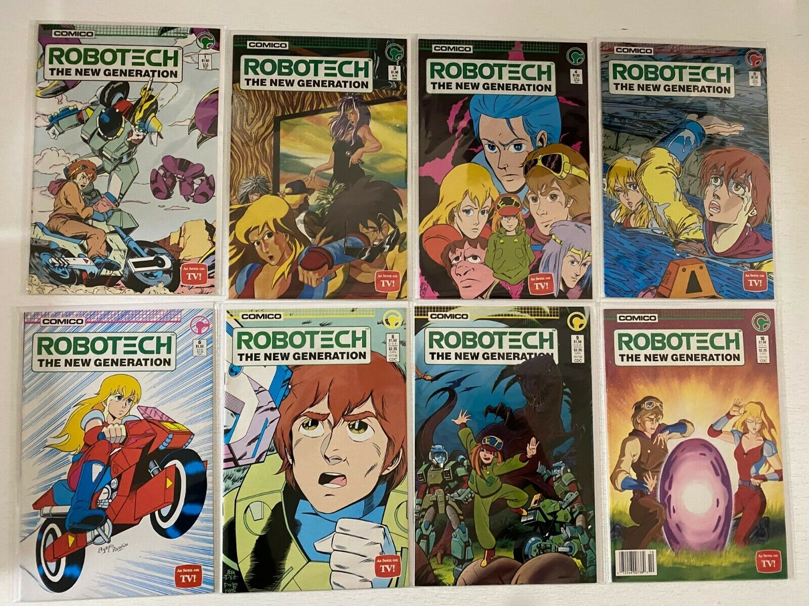 Robotech New Generation lot 23 different from #1-25 8.0 VF (1985-88 ...