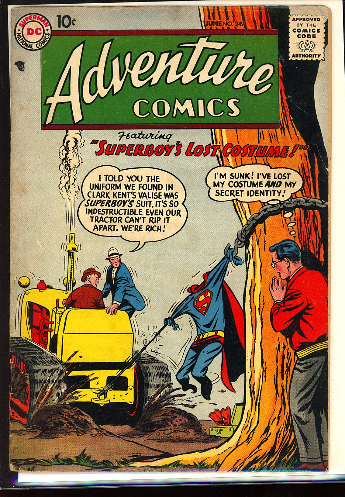 Adventure Comics #249 (1958) | Comic Books - Silver Age, DC Comics ...
