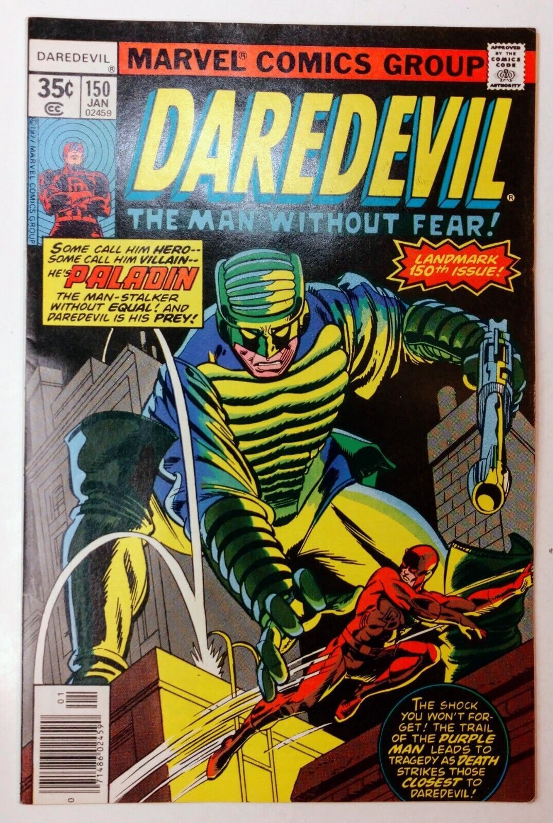 Daredevil #150 (1978) 1st app of Paladin, a mercenary | Comic Books ...