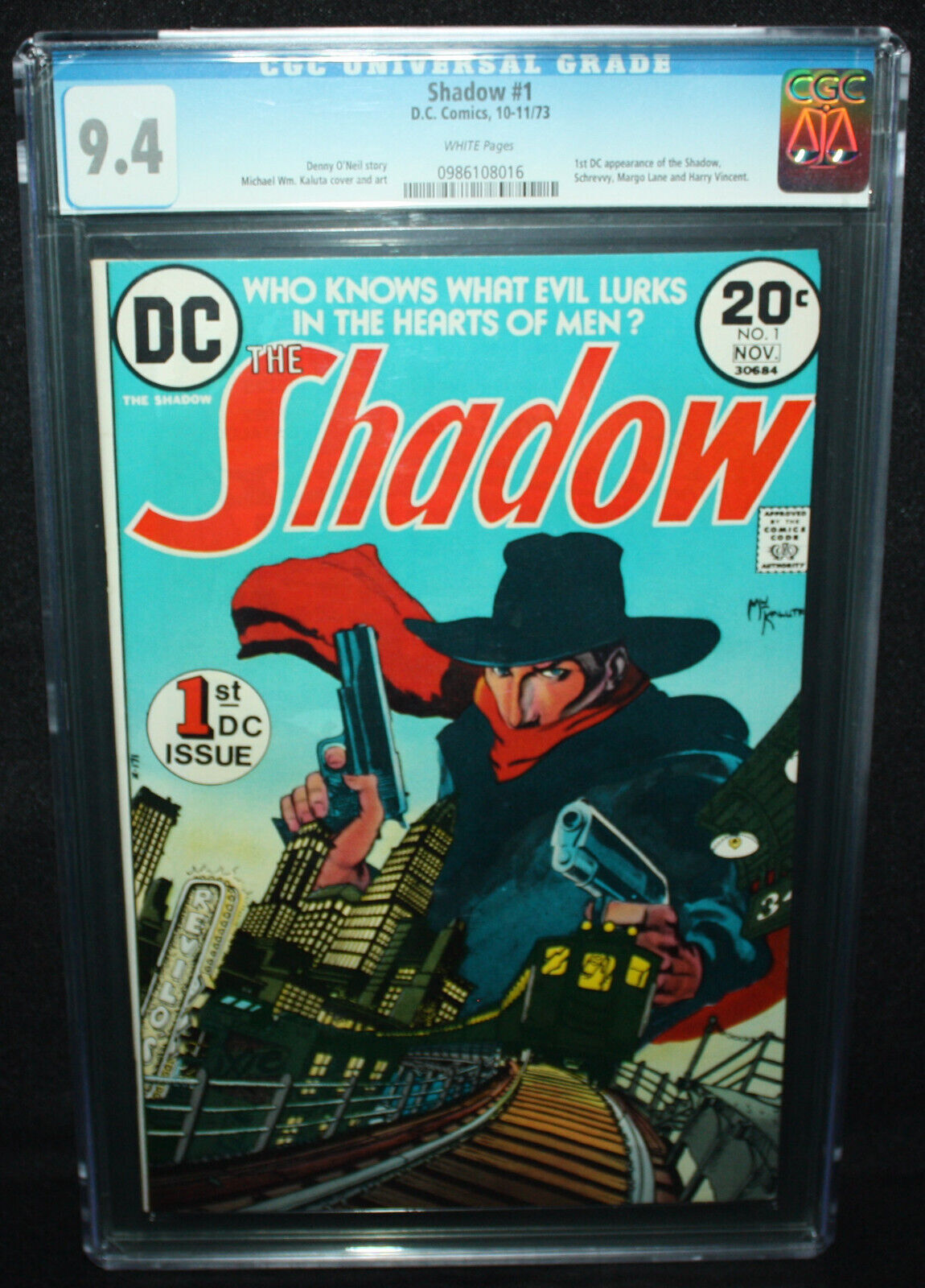 The Shadow #1 - 1st DC App of the Shadow - CGC Grade 9.4 - 1973 | Comic ...