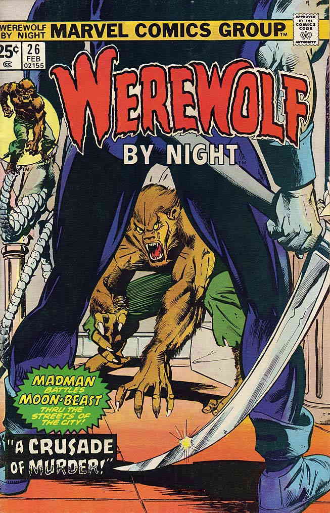 Werewolf By Night #26 (with Marvel Value Stamp) FAIR ; Marvel | low ...