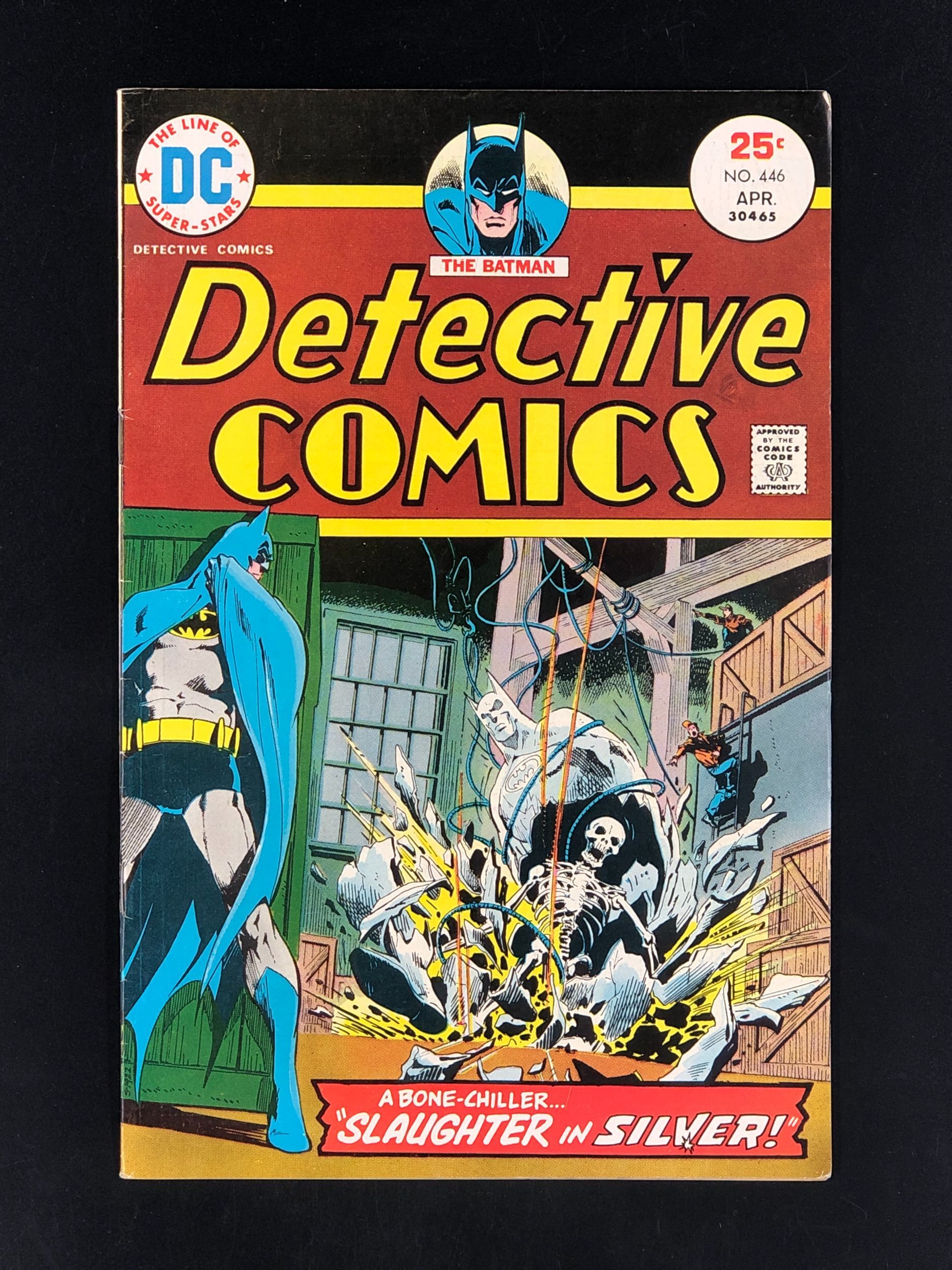 Detective Comics #446 (1975) VF- Slaughter In Silver! Aparo Art | Comic ...