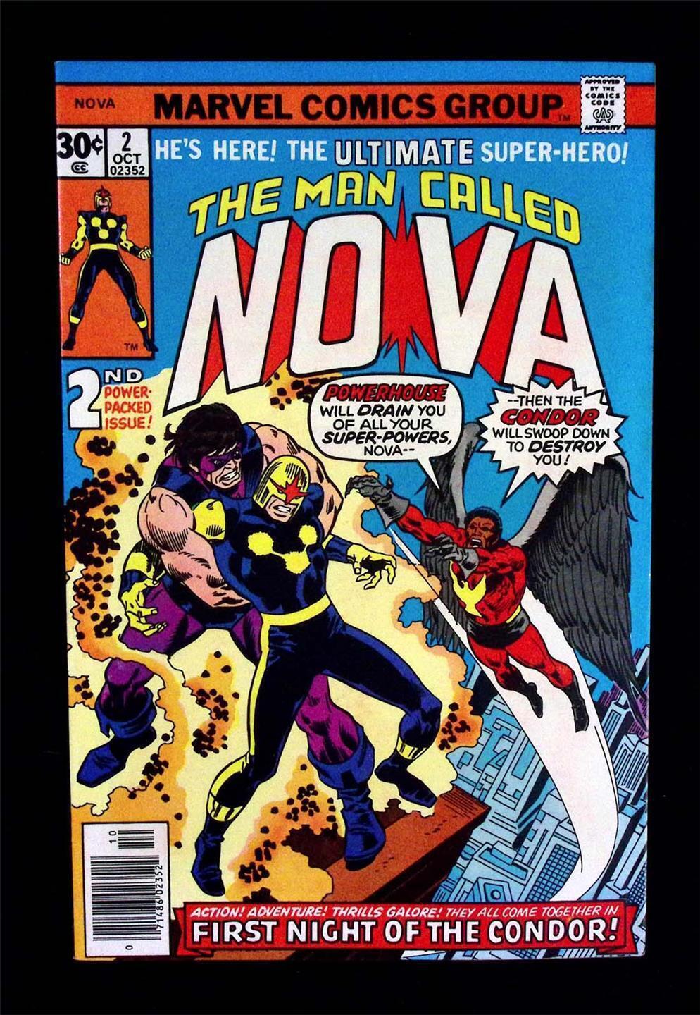 Nova #2 Oct 1976, 1st App Richard Ryder Nova-1st Appearance of Condor/Powerhouse | Comic Books ...