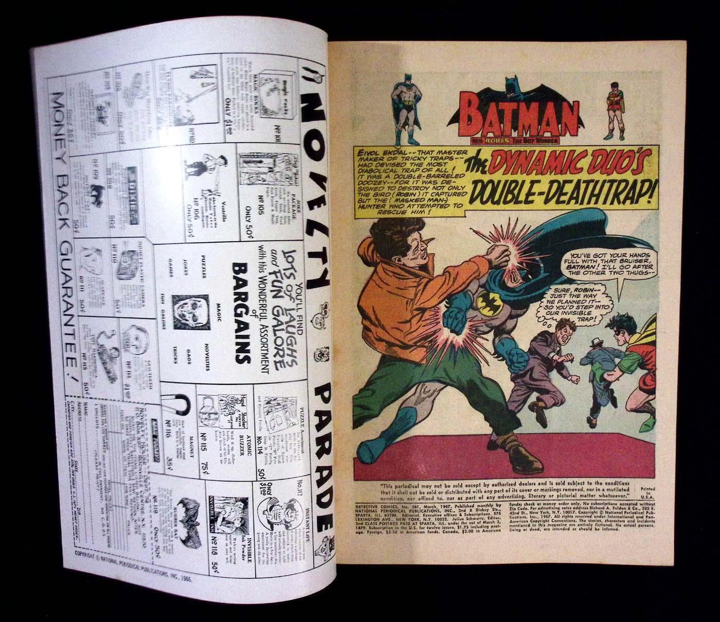 Detective Comics #361 March 1967 Batman Robin Elongated Man vg/f Hot ...