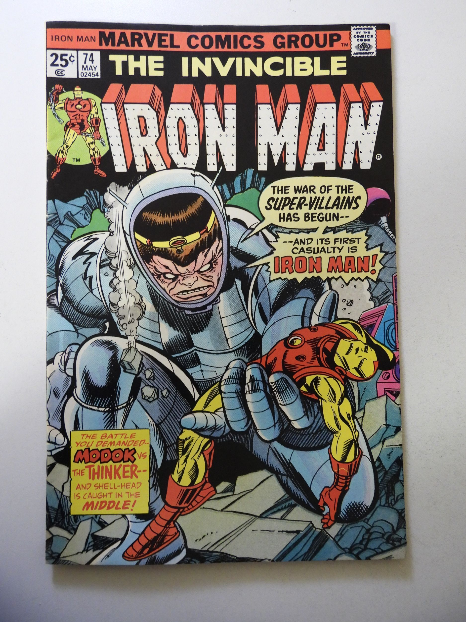 Iron Man #74 (1975) FN+ Condition | Comic Books - Bronze Age, Marvel ...