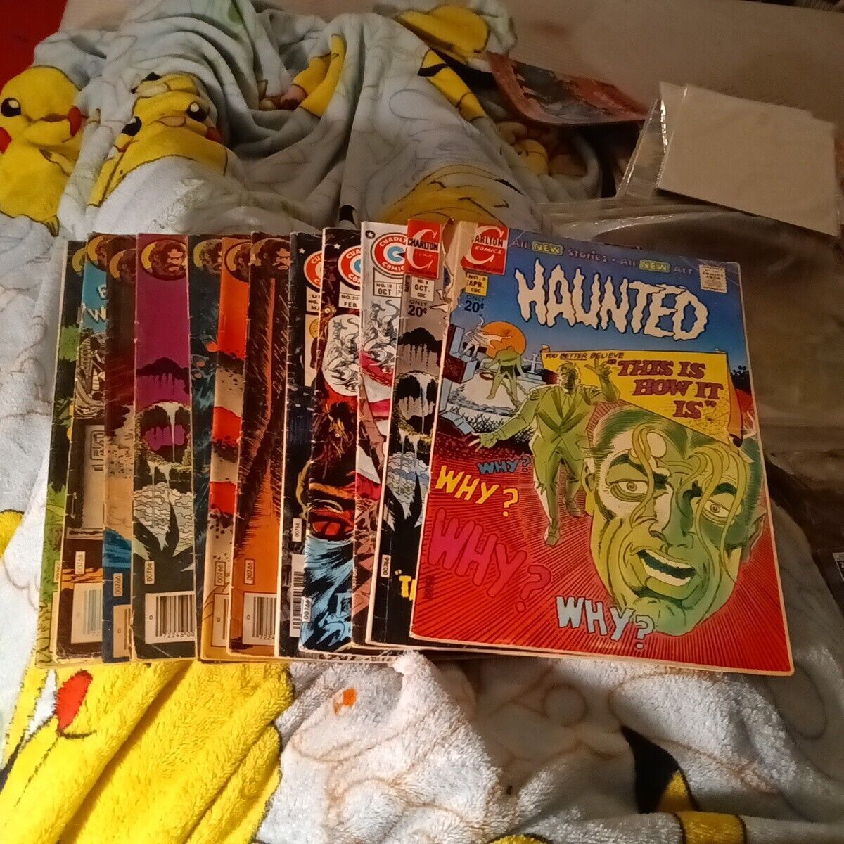 Haunted 12 Issue Charlton Comics Bronze Age Horror Lot Run Collection ...