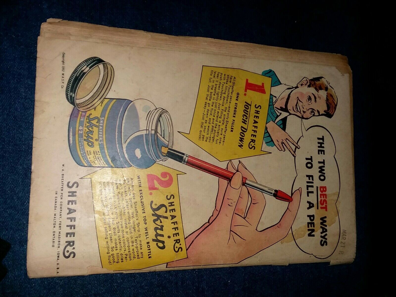 Funny Stuff #66 dc comics 1952 golden age cartoon dodo and the frog ...