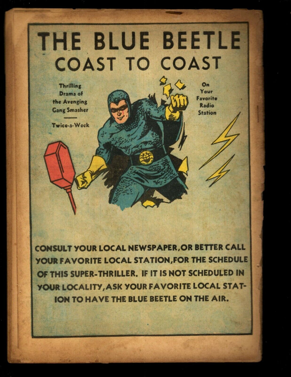 Samson # 2 Coverless Fox Features Comics Golden Age Comic Book 1940 David NE1 | Comic Books ...