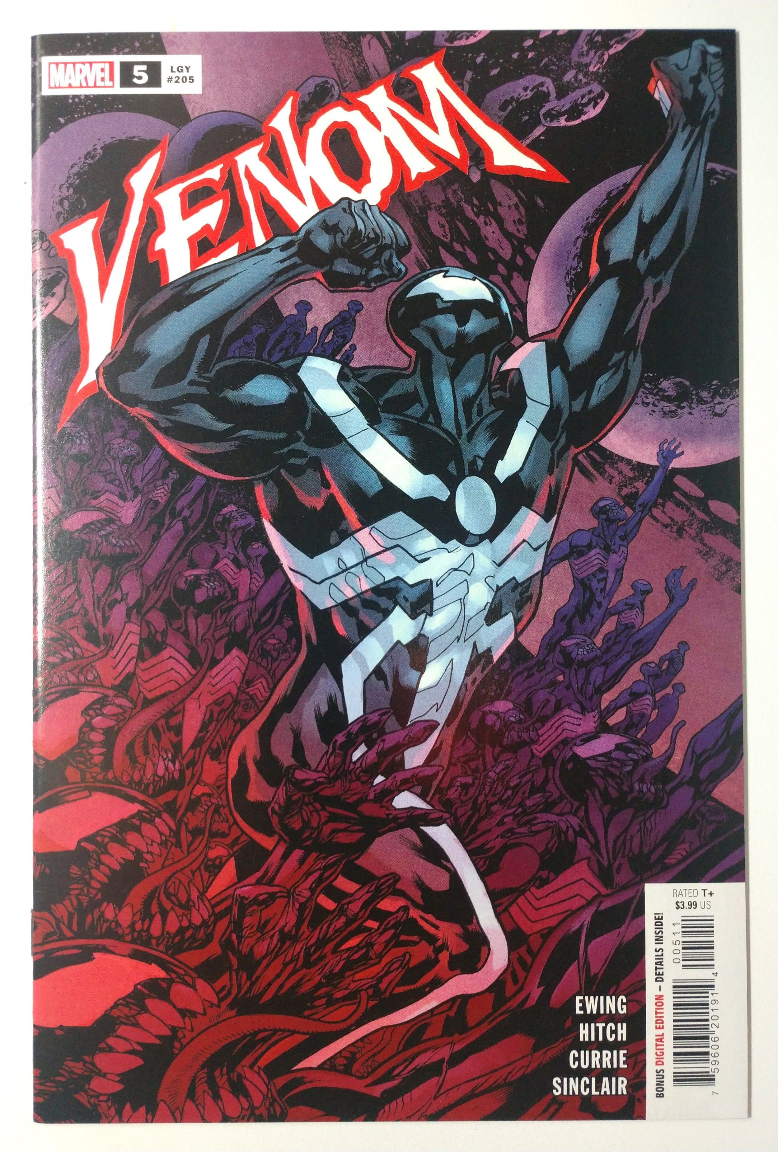 Venom #5 (9.2, 2022) 1st team app of the Kings In Black & Bedlam ...
