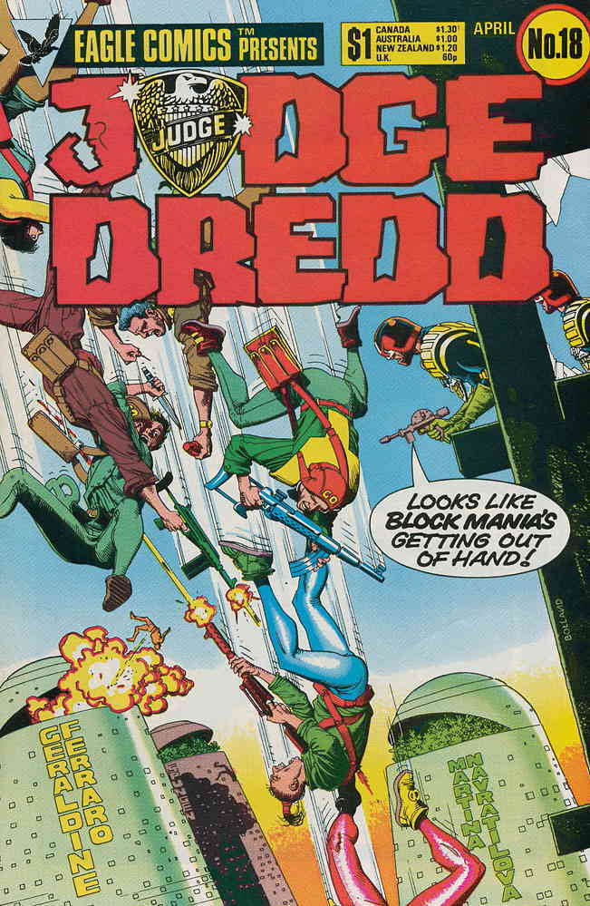 Judge Dredd (Vol. 1) #18 GD ; Eagle | low grade comic Brian Bolland ...