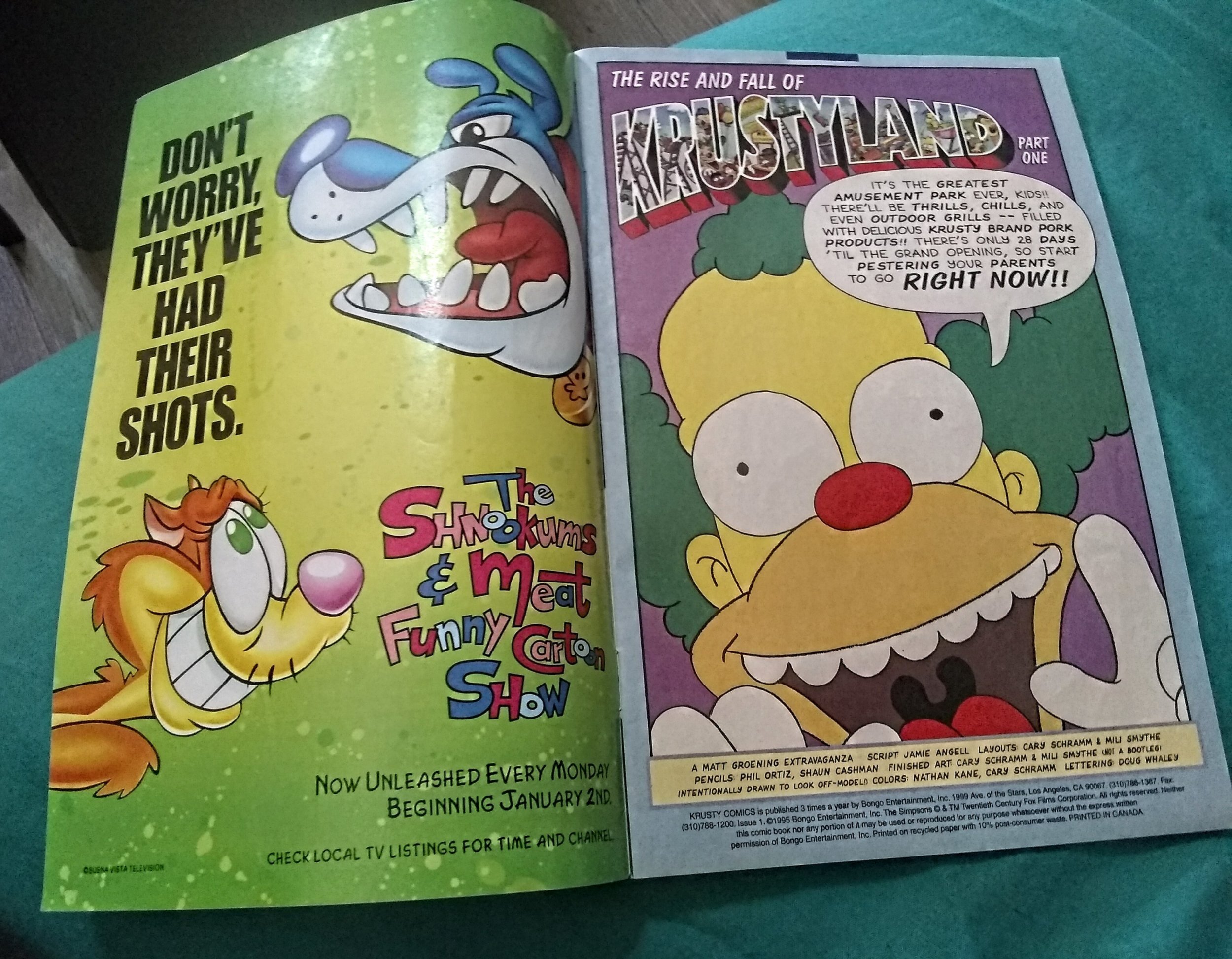 Krusty Comics #1 (1995) PRICE CUT!! | Comic Books - Modern Age, Bongo ...
