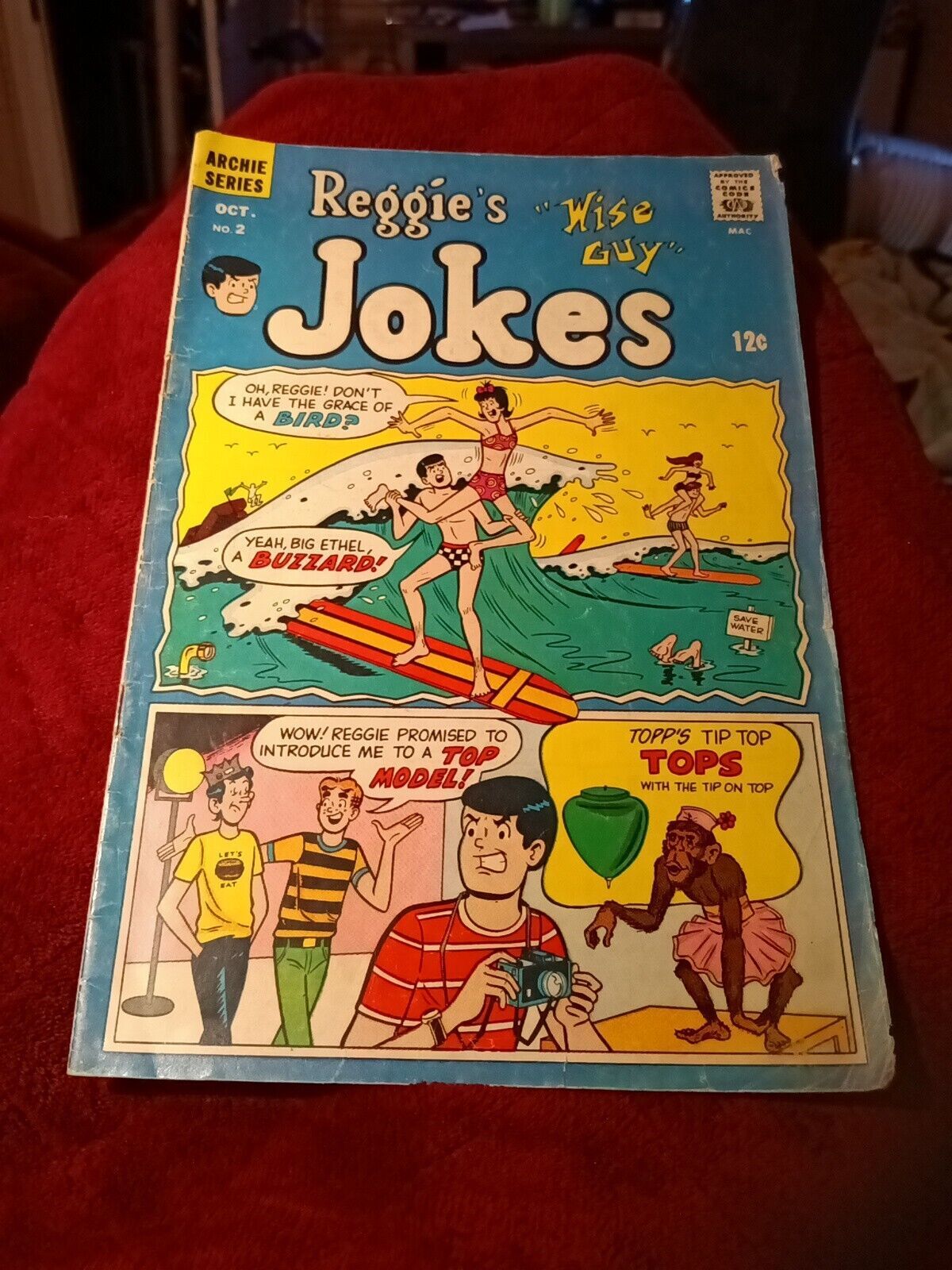 Reggie's "Wise Guy" Jokes Archie Series #2 Comic Book 1968 Silver Age ...