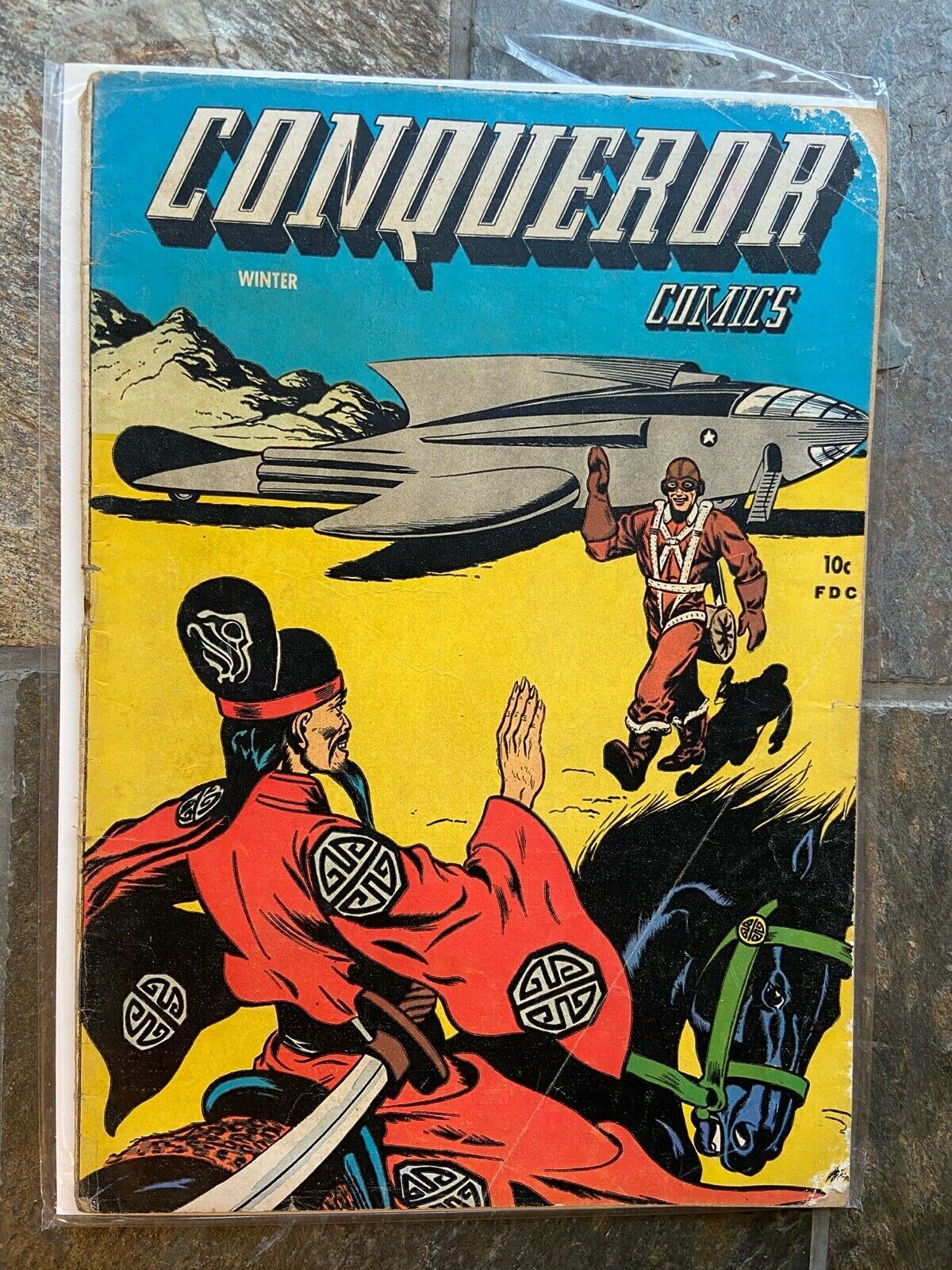 Conqueror Comics #1 (1945) | Comic Books - Golden Age, War / HipComic