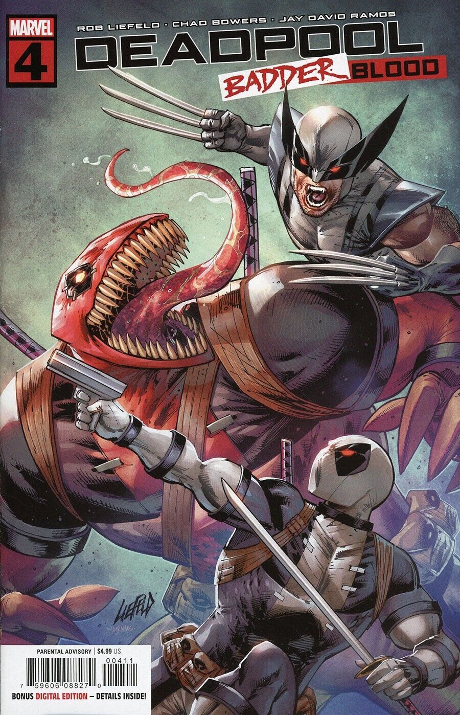 Deadpool Badder Blood #4 Cover A Liefeld Marvel 2023 EB91 | Comic Books ...