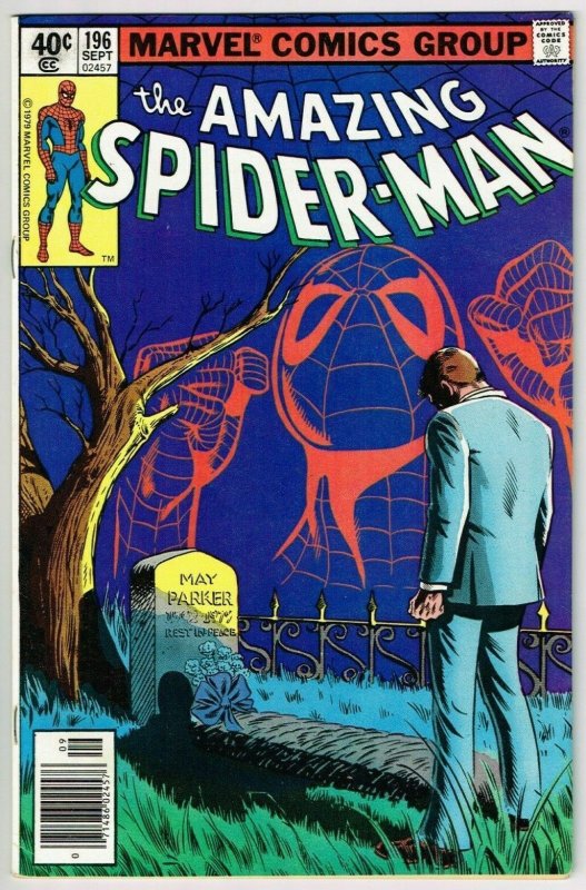 Amazing Spider Man #196 (1963) - 8.0 VF *1st Appearance Debra Whitman ...