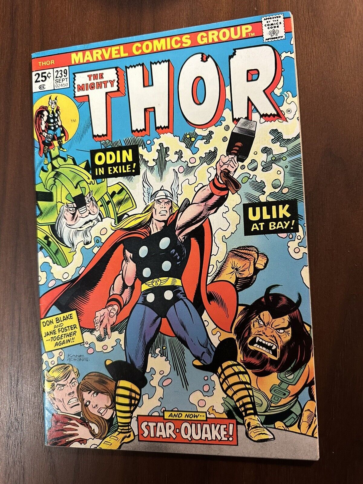 Thor #239 FN+ 1st Team Appearance Heliopians (Marvel 1975) | Comic ...