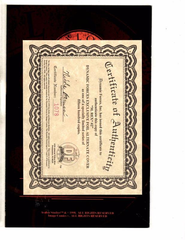 M. Rex # 2 NM Dynamic Forces Variant Cover Image Comic Book Sexy Cover ...