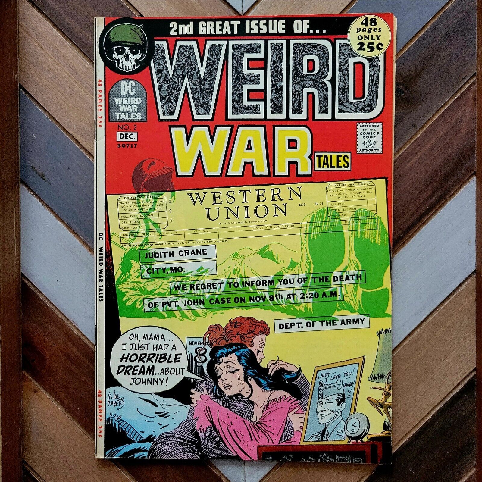WEIRD WAR TALES #2 VF- (DC 1971) Higher Grade! HORROR (Joe Kubert cover ...