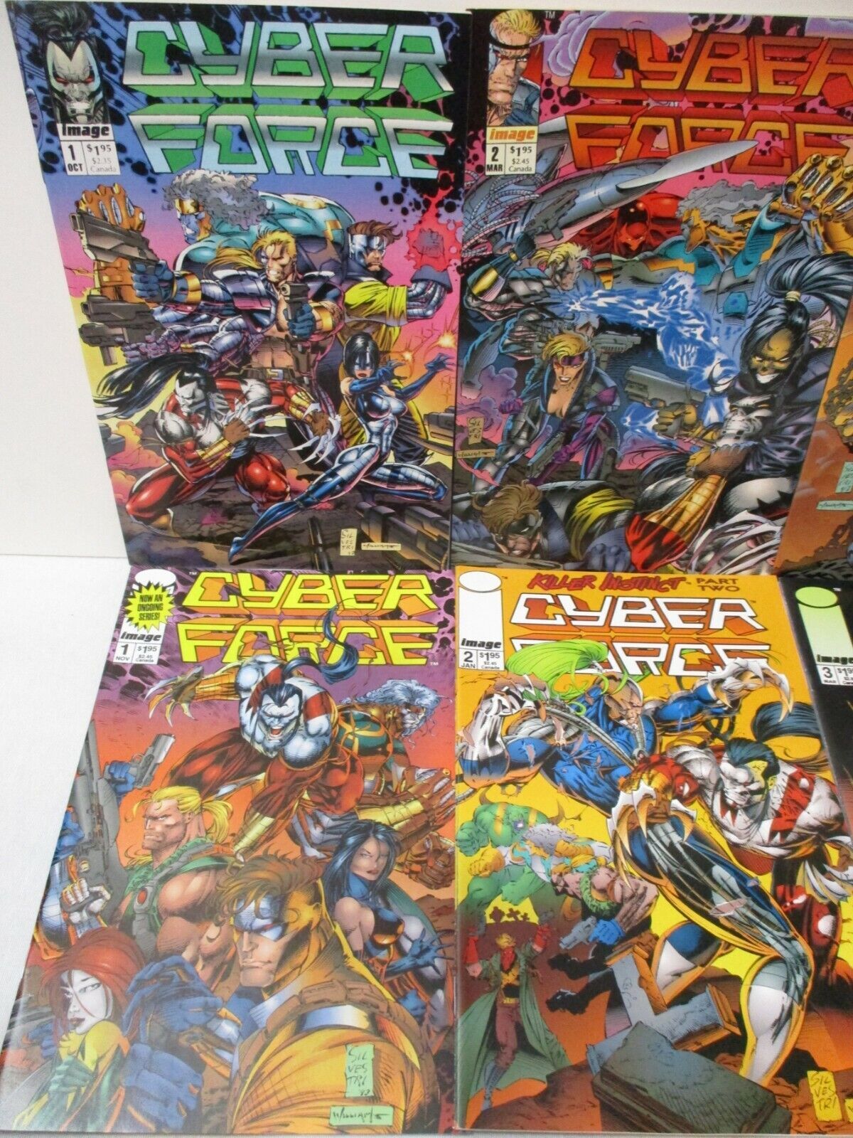 Cyberforce V1 #1-4 & V2 #1-14 Marc Silvestri - Image Comics 1992 ...