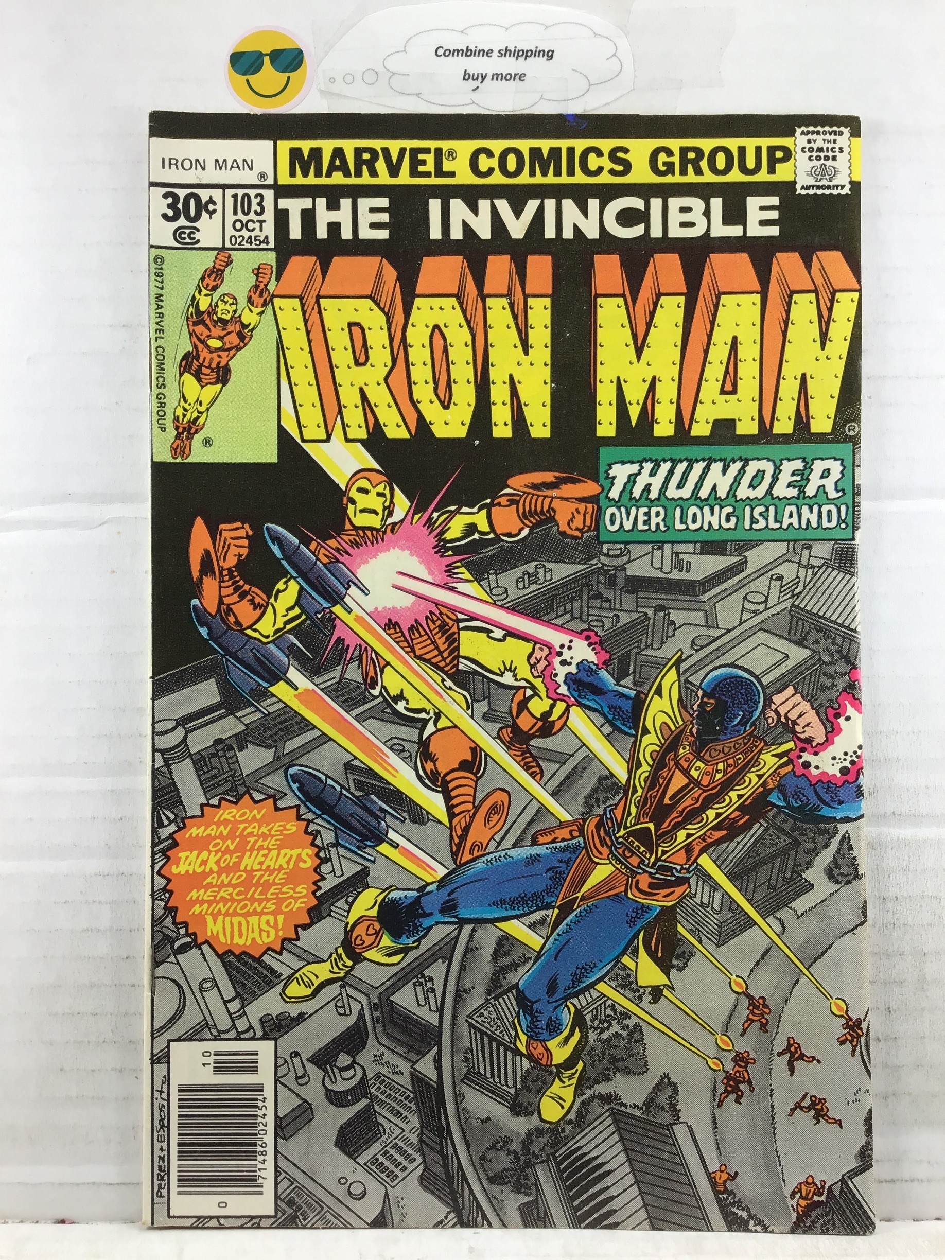 Iron Man #103 (1977) Jack of hearts | Comic Books - Bronze Age, Marvel ...