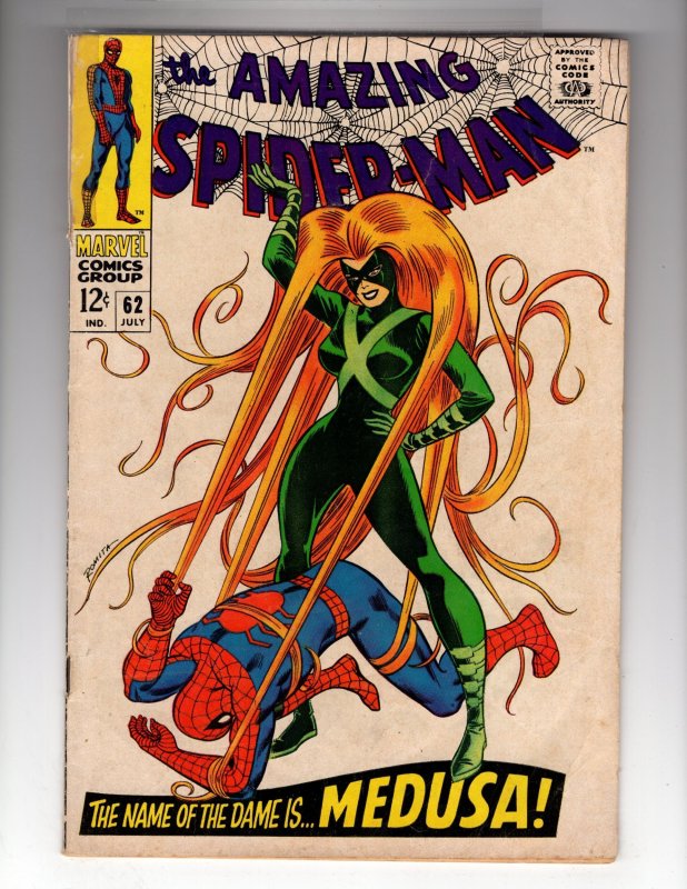 The Amazing Spider-Man #62 (1968) / MC#50 | Comic Books - Silver Age ...