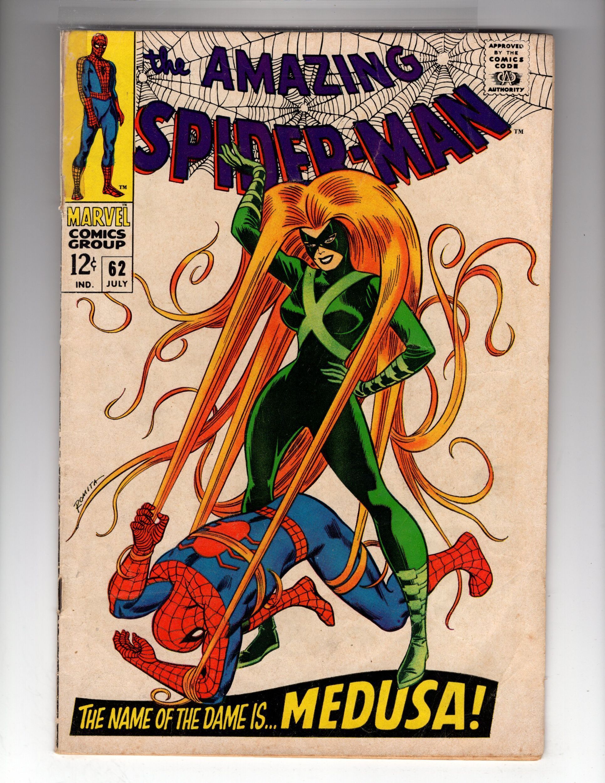 The Amazing Spider-Man #62 (1968) / MC#50 | Comic Books - Silver Age ...