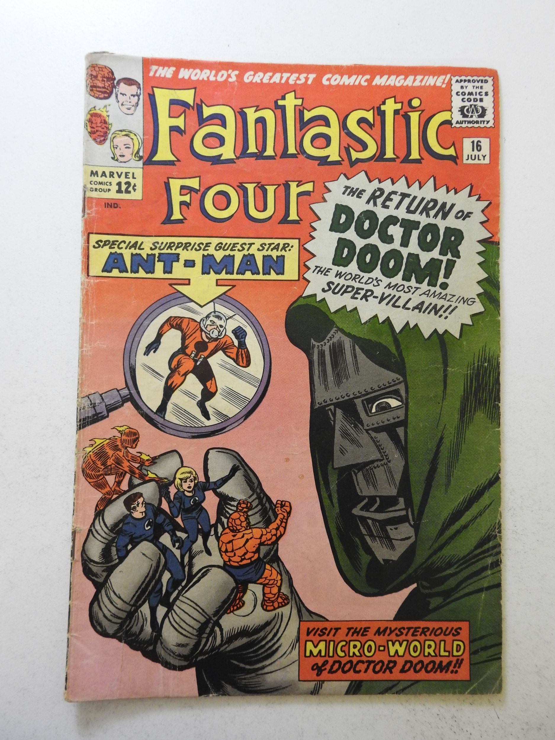 Fantastic Four #16 (1963) VG- Condition stamp bc | Comic Books - Silver ...