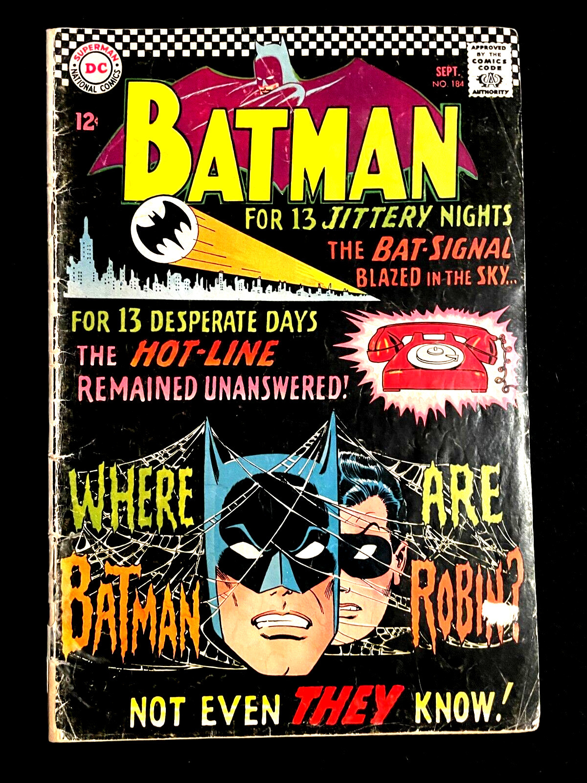 Batman #184 1966 - Mystery of the Missing Manhunters | Comic Books ...