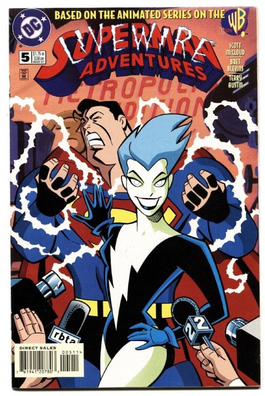 Superman Adventures #5 1997 First appearance of Livewire DC key nm ...