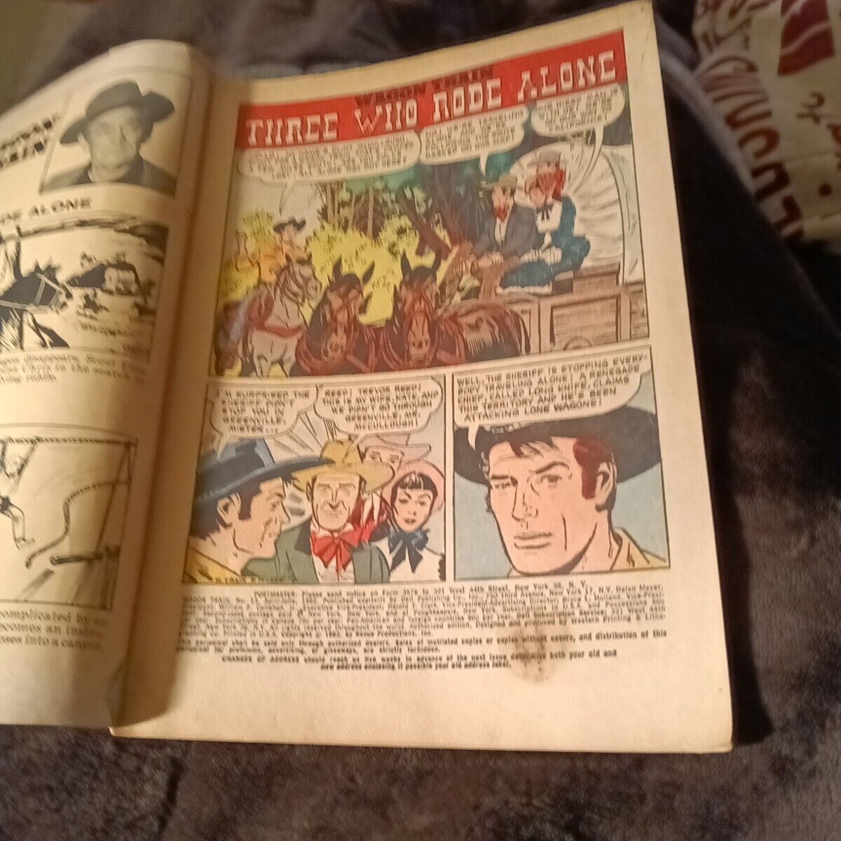 WAGON TRAIN #13 Dell Comics April 1962 Robert Horton Photo Cover Last Dell Issue | Comic Books ...