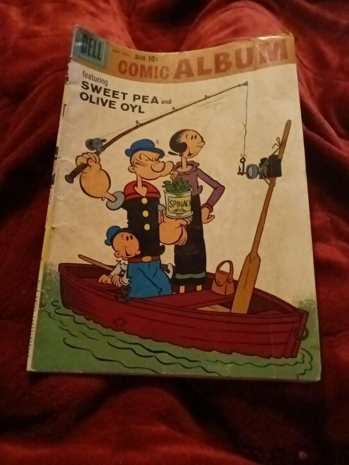 Comic Album #11 Dell 1960 Featuring Popeye in ''Sit Wit' Me'' Silver ...