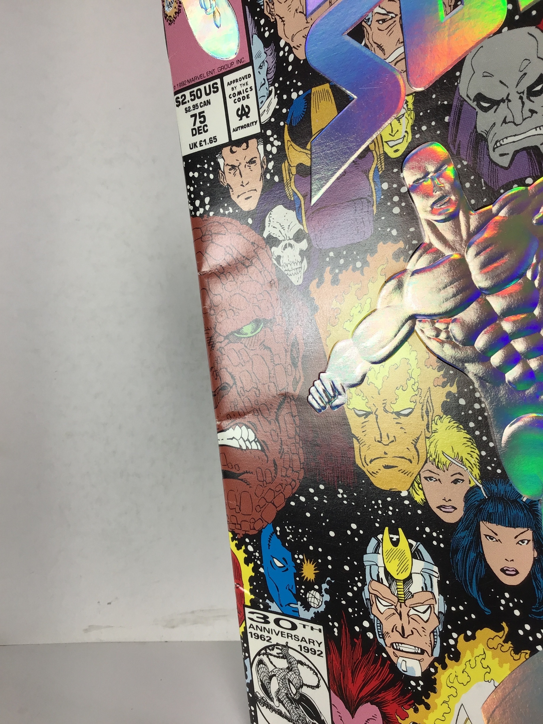 Silver Surfer #75 (1992 Key. Death of nova II,Frankie Raye a herald of ...