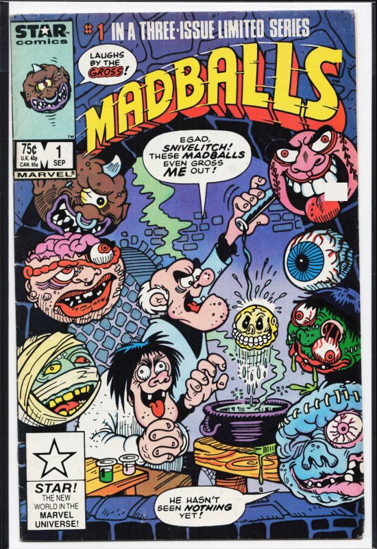 Madballs #1 (1986) Madballs | Comic Books - Copper Age, Marvel, Cartoon ...