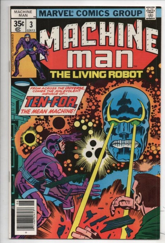 MACHINE MAN #3, NM, Jack Kirby, Living Robot, 1978, more in store ...