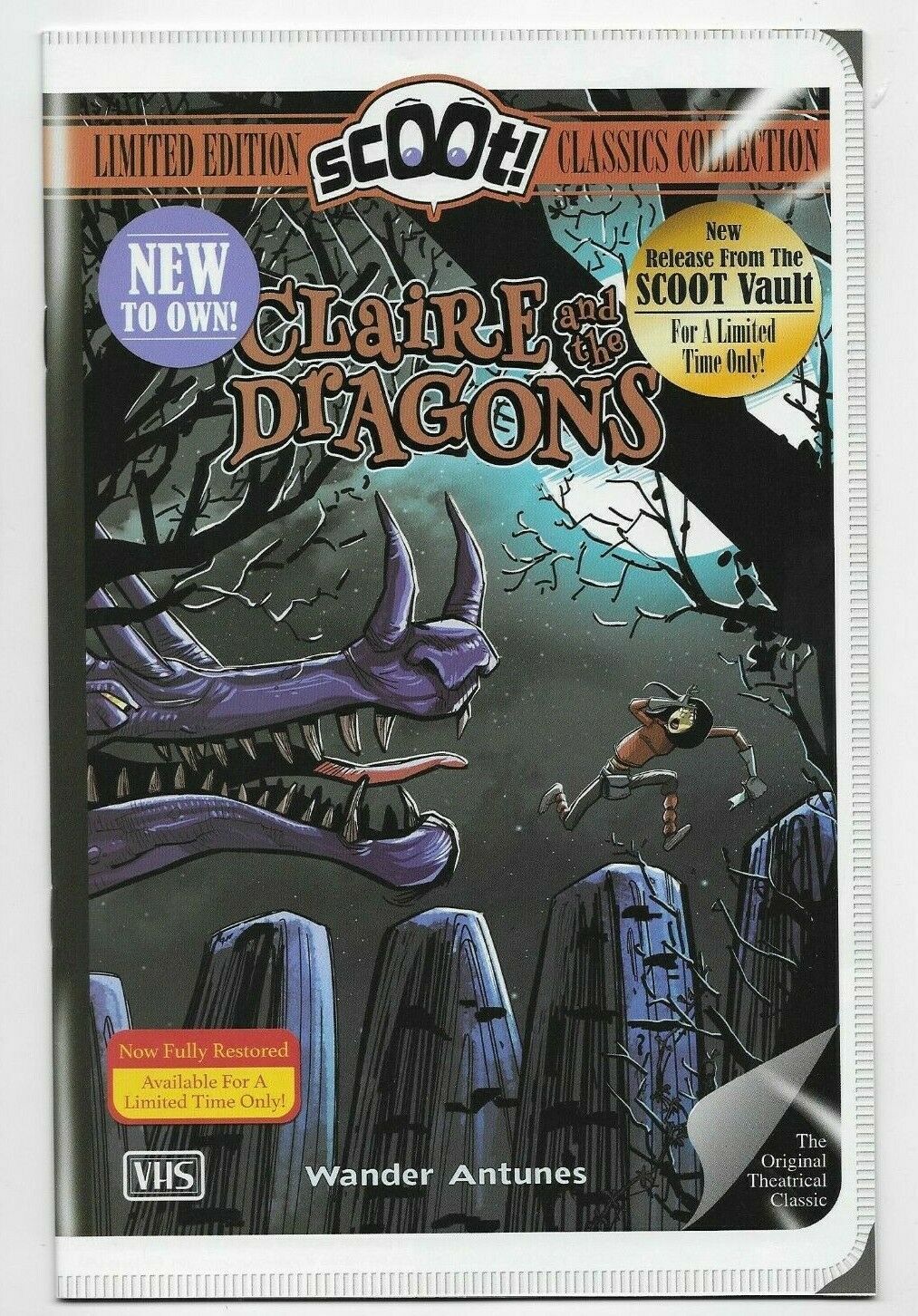 Claire & The Dragons #1 Scout/Scoot Comic 2021 Limited Edition VHS ...