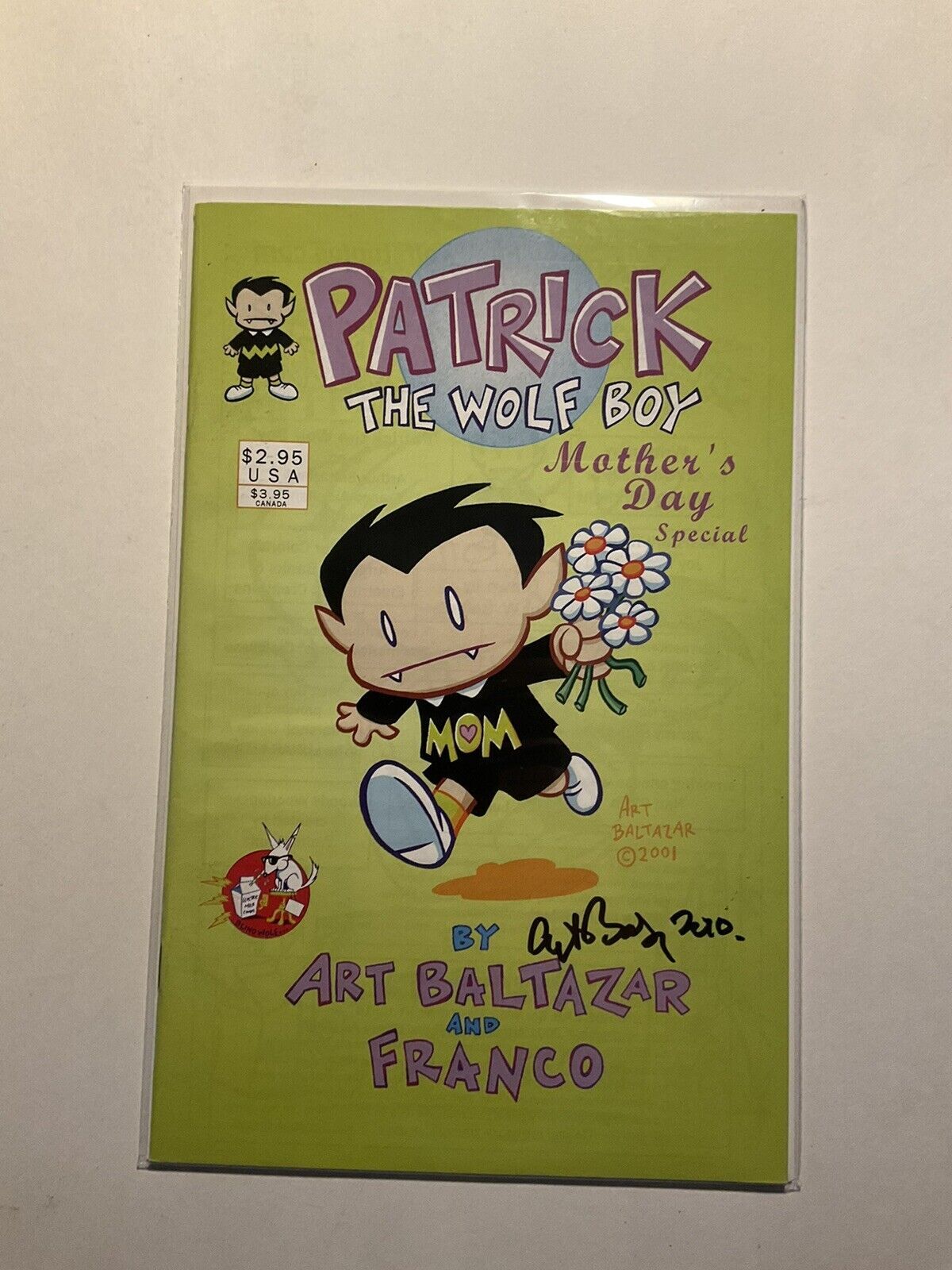 Patrick The Wolf Boy Mothers Day Nm Signed Baltazar Electric Milk ...