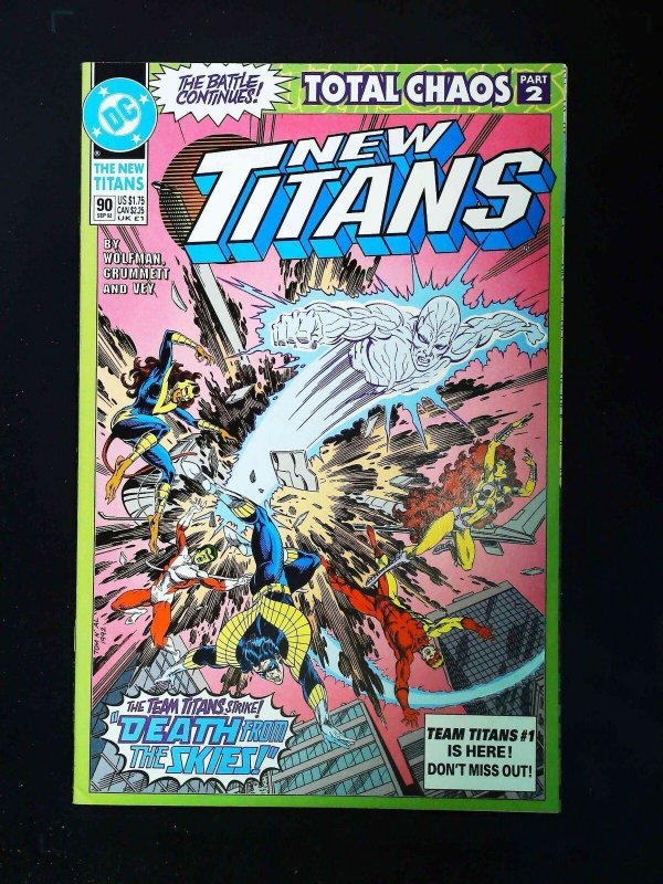 New Teen Titans New Titans #90 (2Nd Series) Dc Comics 1992 Nm | Comic ...