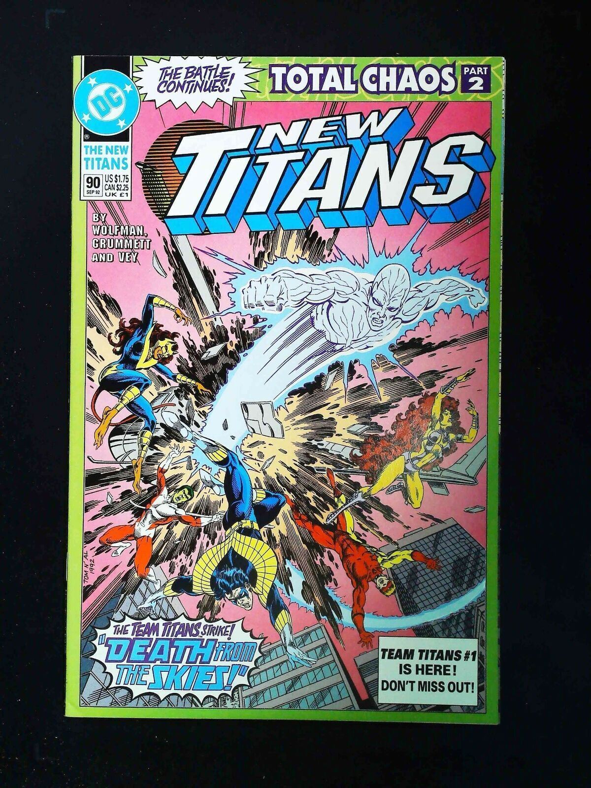 New Teen Titans New Titans #90 (2Nd Series) Dc Comics 1992 Nm | Comic ...