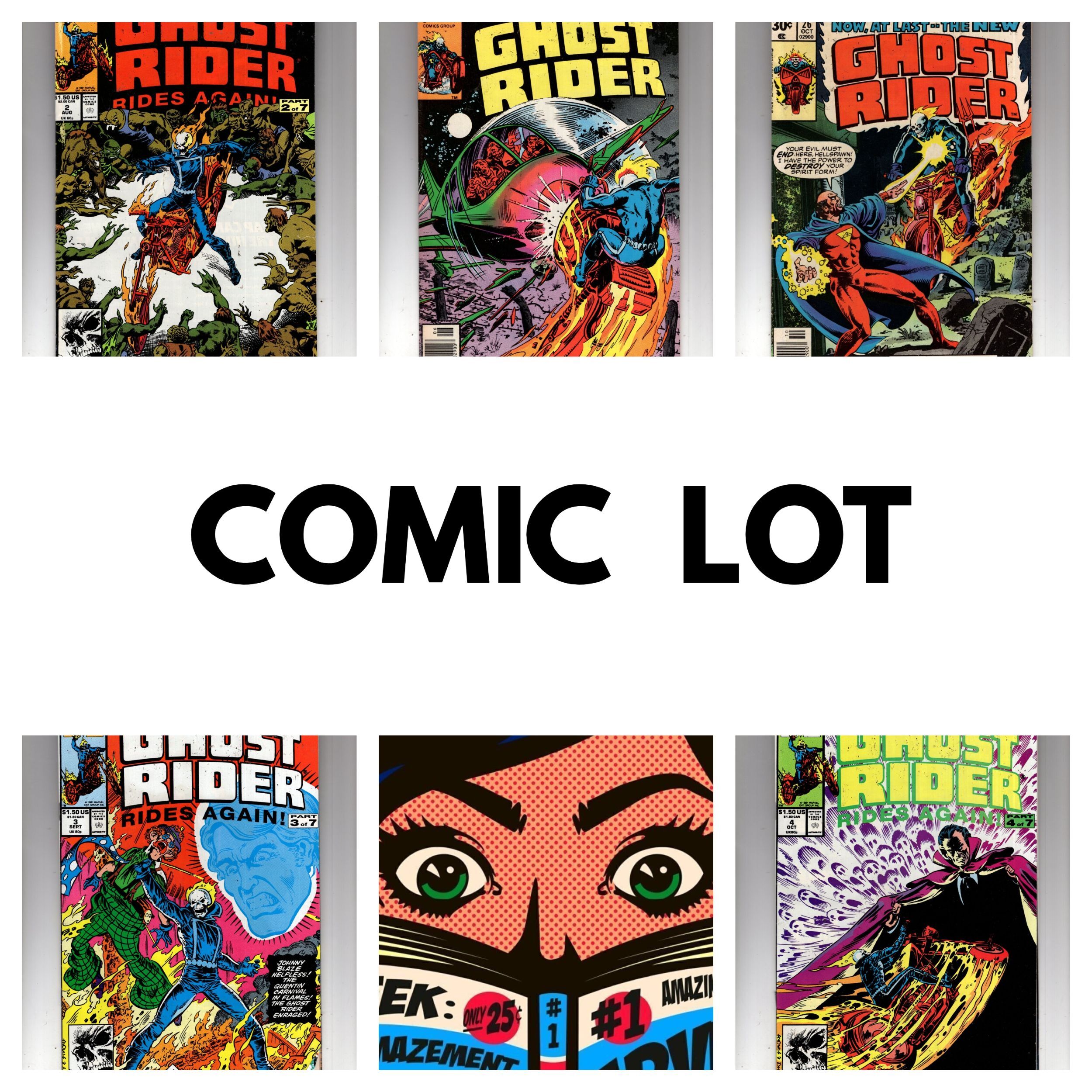 GHOST RIDER Comic Book Lot of (10) / ID#953 | Comic Books - Bronze Age ...