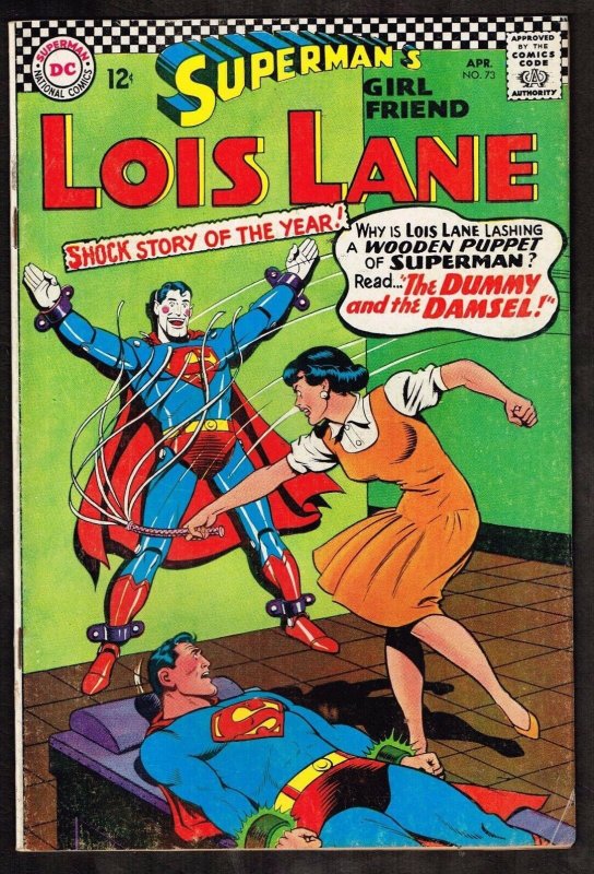 Lois Lane #73 ~~ The Dummy and the Damsel! ~ 1967 (4.0) WH | Comic ...