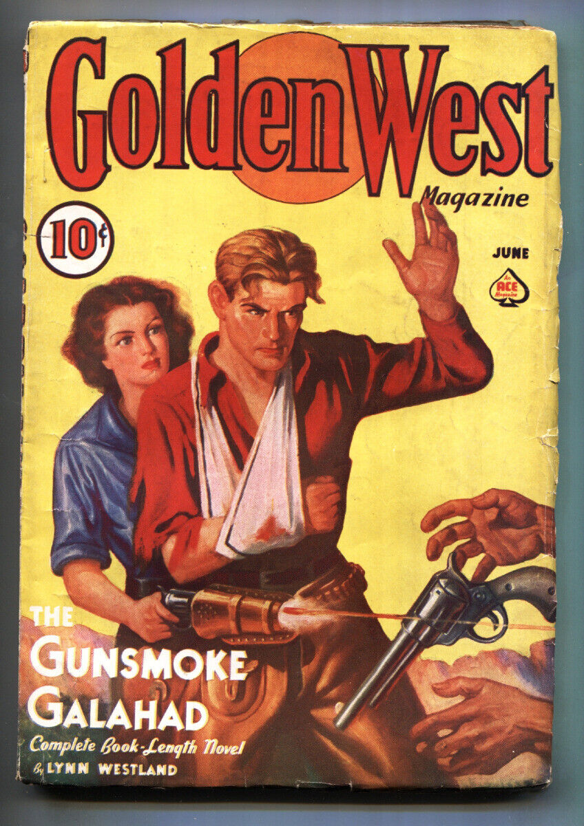 GOLDEN WEST PULP June 1937-Female gunman cover-Rare | Comic Books ...